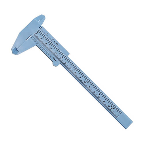 150mm Plastic Slide Caliper Double Scale Vernier Caliper