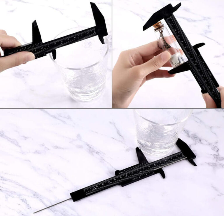 150mm Plastic Slide Caliper, Double Scale Vernier Caliper