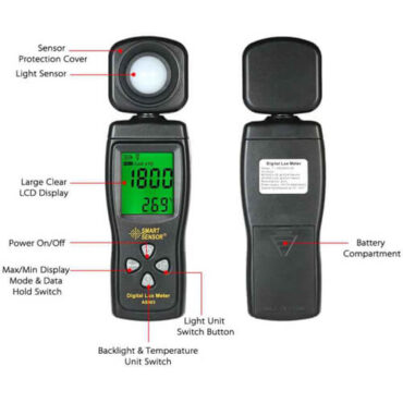 Smart Sensor Digital Lux Meter AS813 | Labtex BD