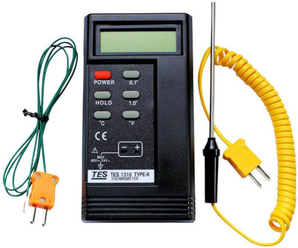 K-Type Digital Thermometer TES-1310 with Thermocouple