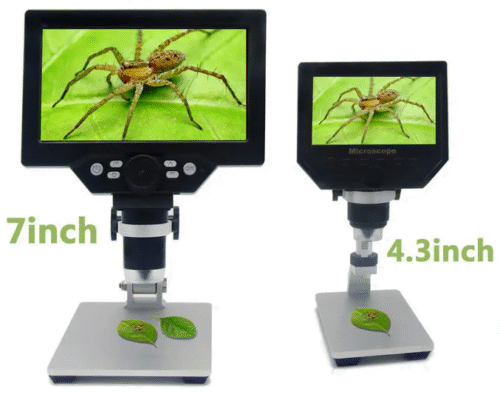 Portable Digital Microscope G1200 with 7 inch LCD Monitor