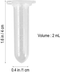 Eppendorf Tube 2ml, 500 Pcs Microcentrifuge Tubes - Lab Asia