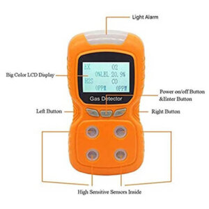 4 in 1 Multi Gas Detector PLT840 Combustible, O2, H2S and CO
